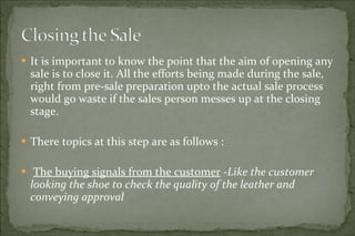 Retail selling process 2 (2) | PPT