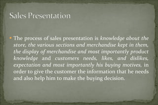 Retail selling process 2 (2) | PPT
