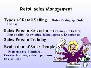 Retail selling skills | PPT