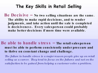 Retail selling skills | PPT