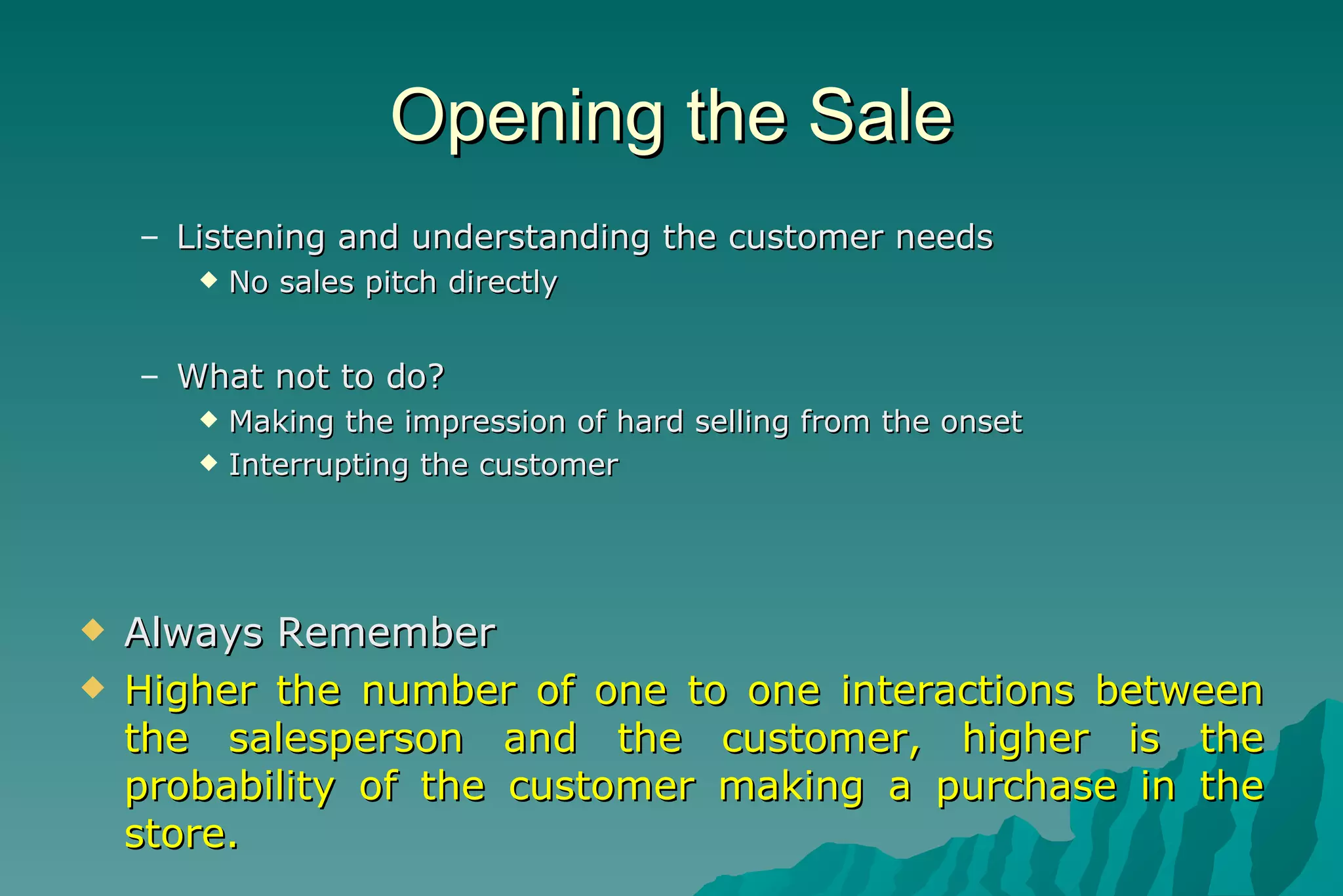 Retail Selling Techniques | PPT