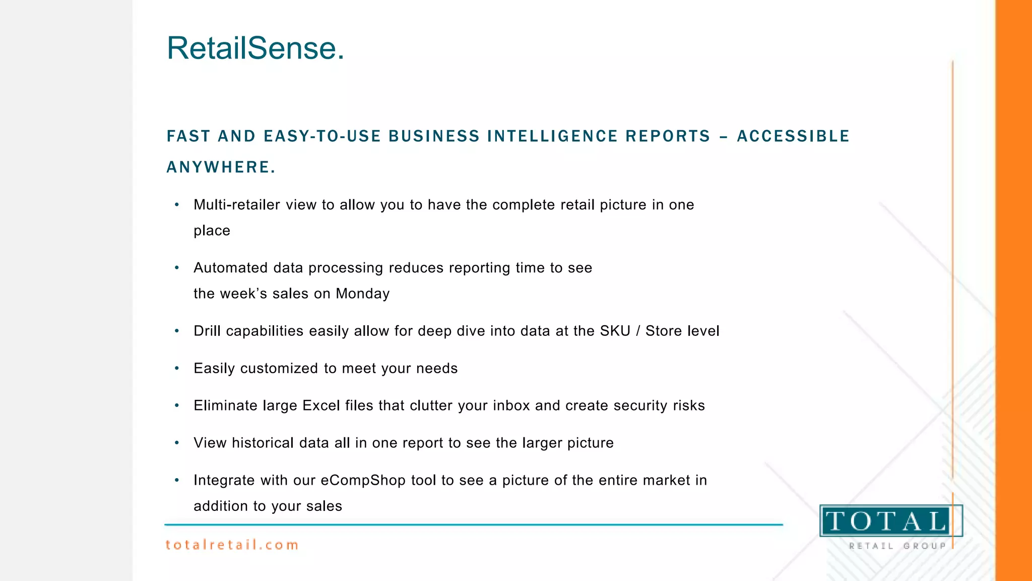 RetailSense - Multi-Retailer Point of Sale Analytics | PPTX