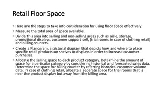 Retail space management sy | PPTX