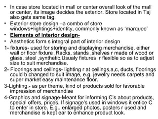 Retail store design | PPT