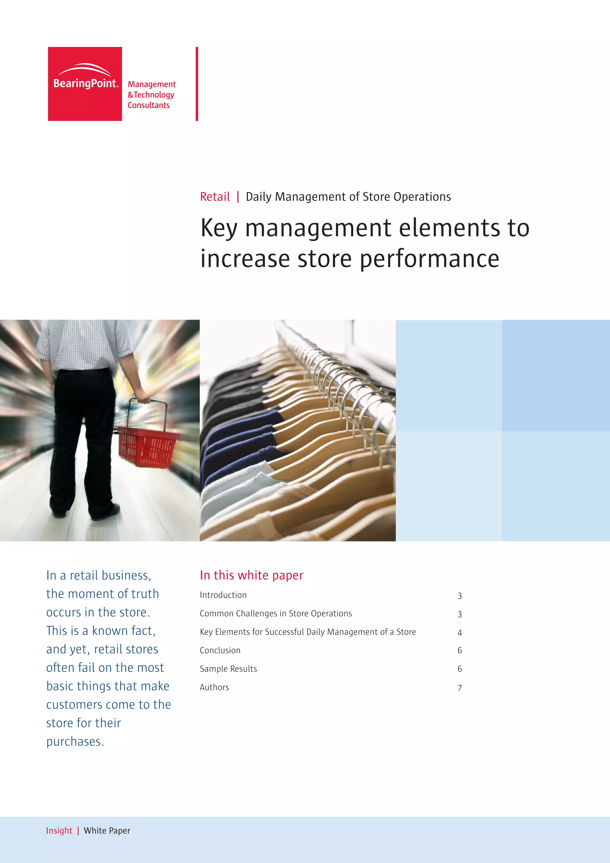 Daily Management of Store Operations | PDF
