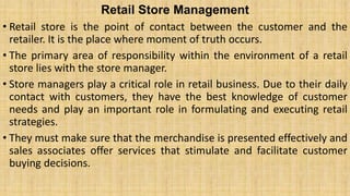 Retail store operations | PPTX