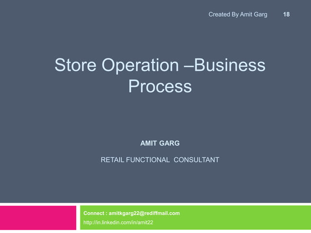 Retail Store Operations | PPTX | Retail Industry | Industries