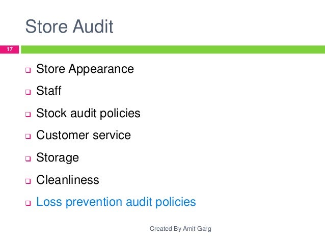 Retail Store Operations