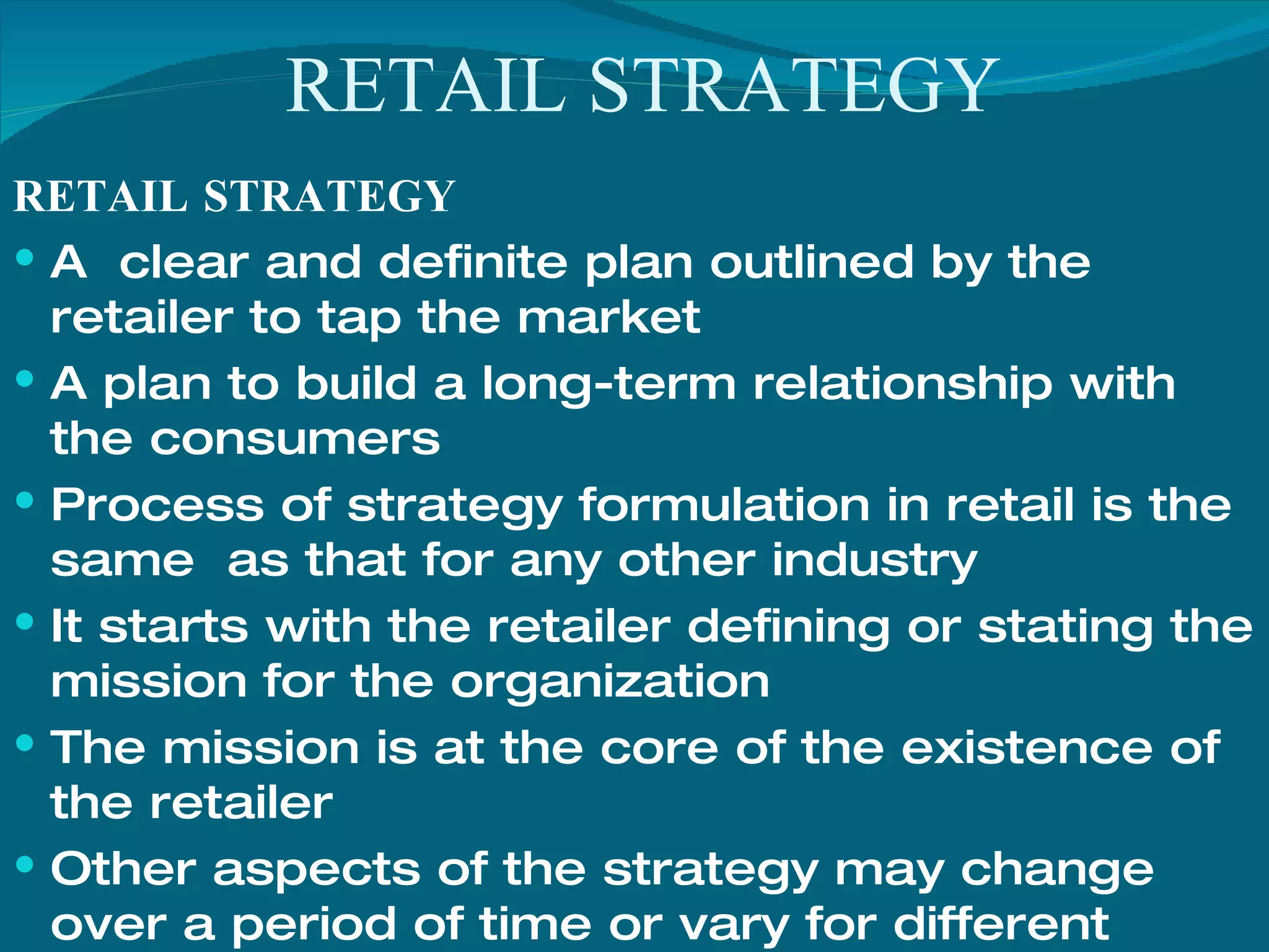 Retail Strategy | PPT