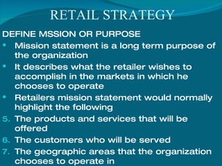 Retail Strategy | PPT