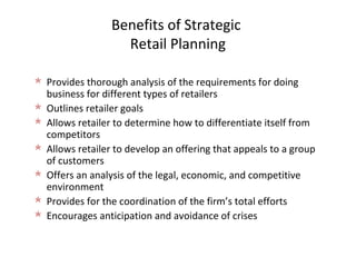 Retail Strategy 1 | PPT