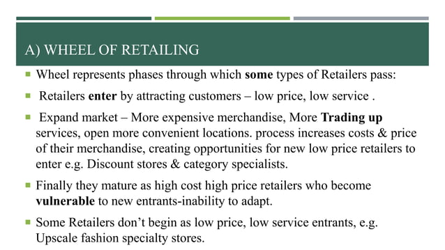 Retail theories | PPTX