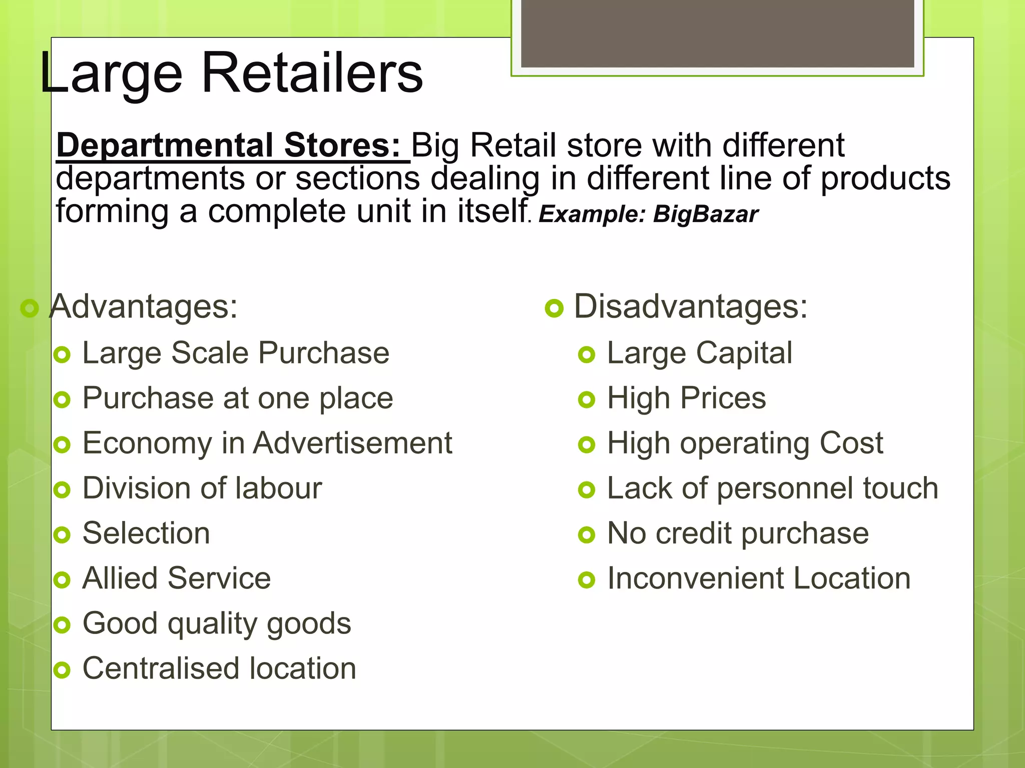 Retail trade | PPTX