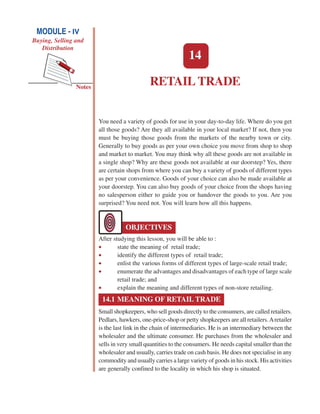 Retail trade | PDF