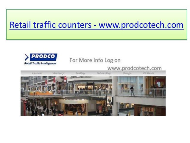 Retail traffic counters www.prodcotech.com
