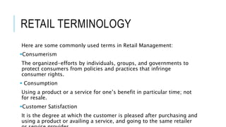 Retail tutorial | PPT