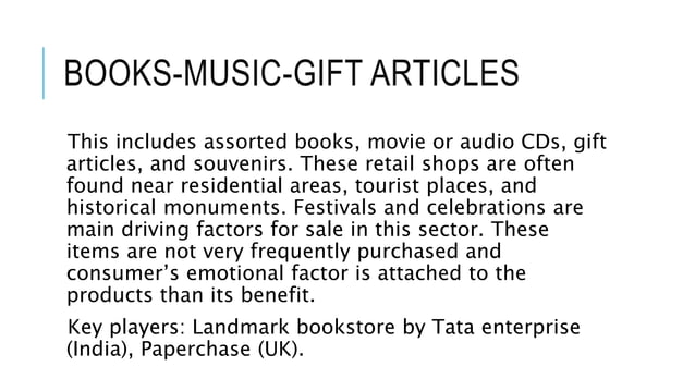 Retail tutorial | PPT