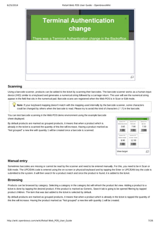 Retail web pos user guide openbravo | PDF