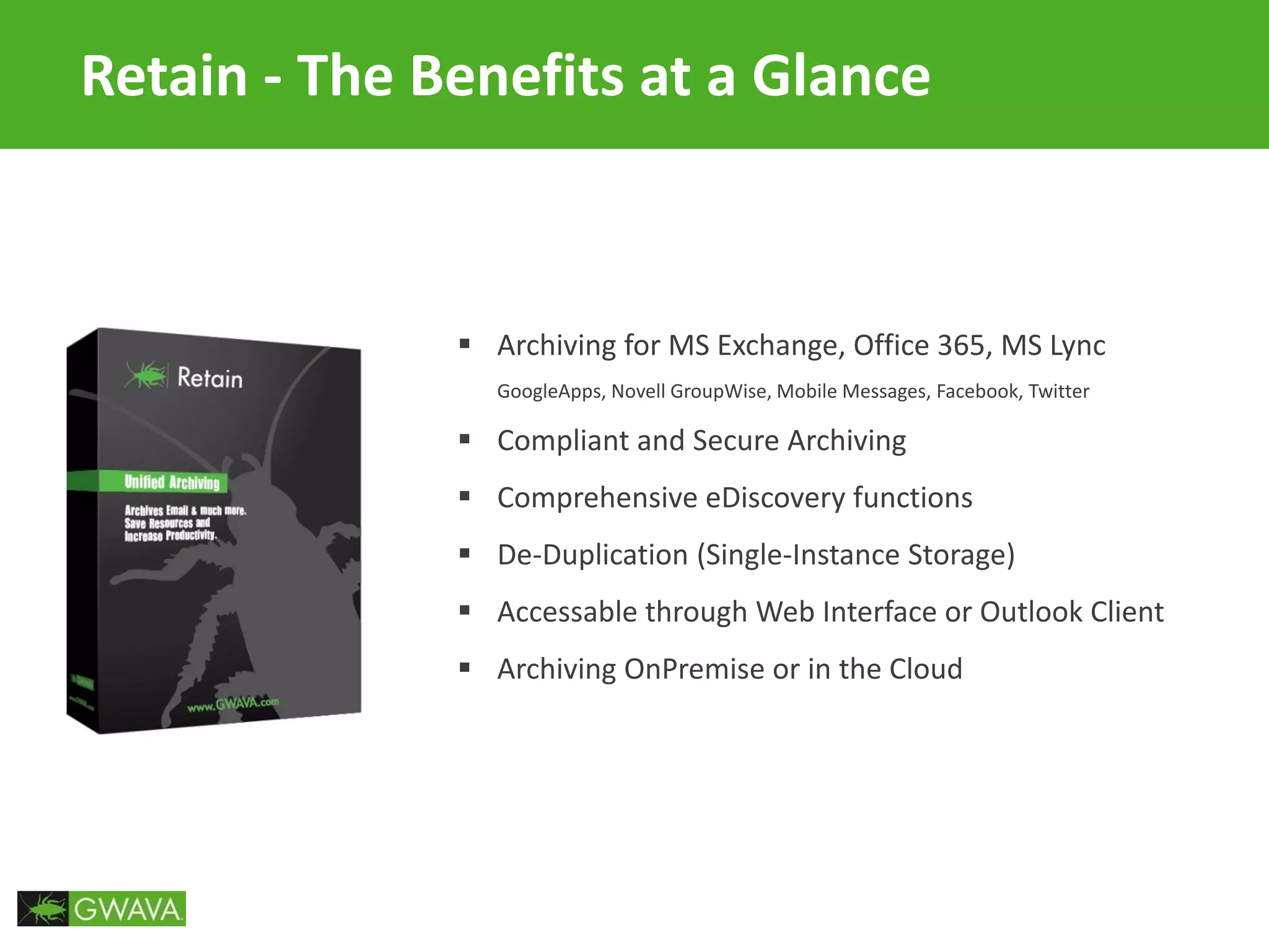 Exchange Workshop - GWAVA | PDF