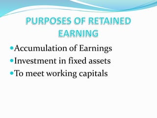 Retained earning | PPTX