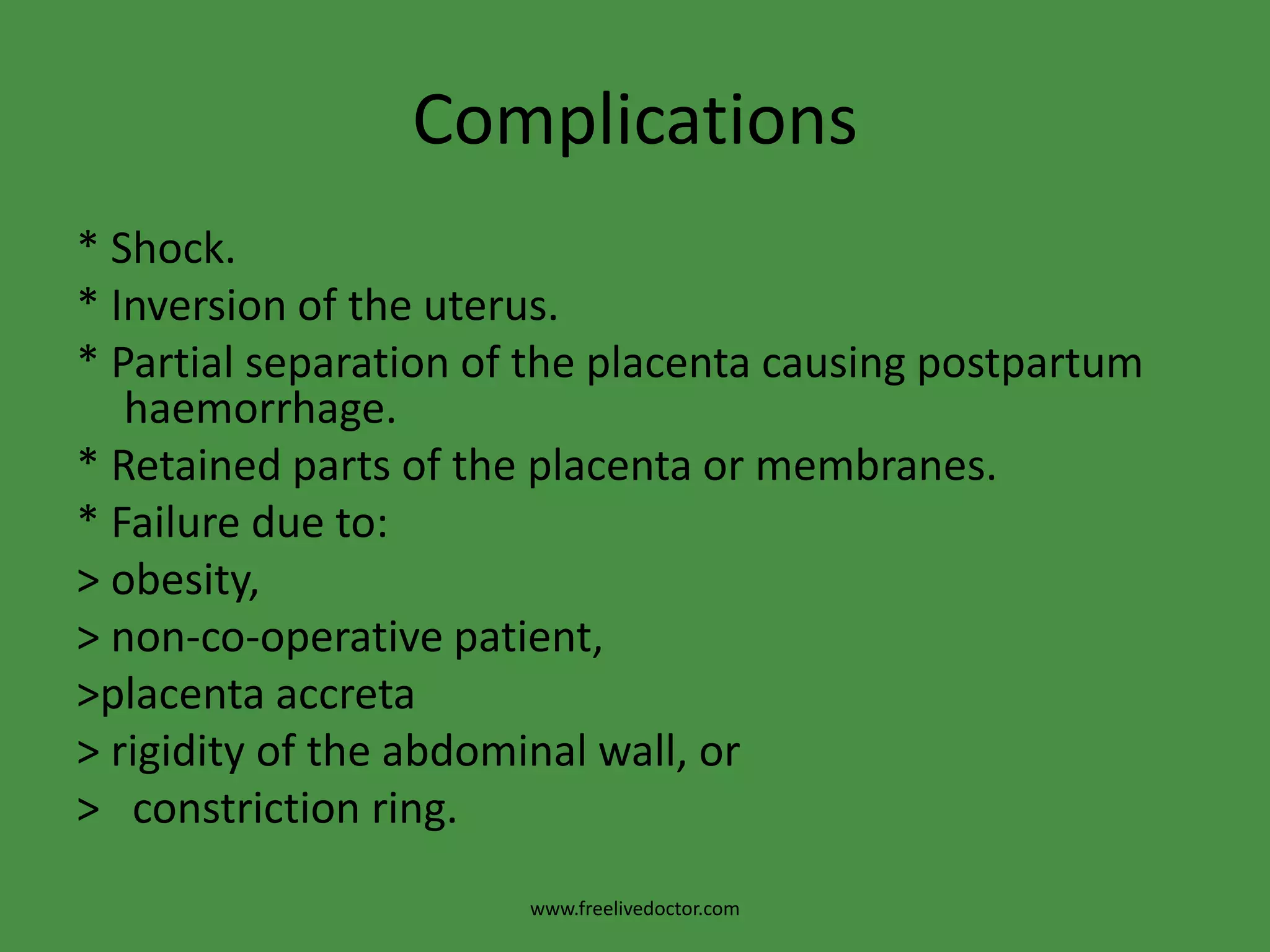 Retained placenta | PPTX