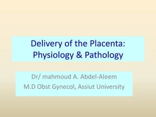 Retained placenta | PPTX