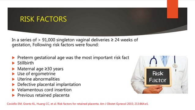 Retained placenta | PPTX | Pregnancy | Reproductive Health