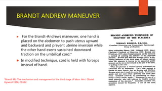 Retained placenta | PPTX