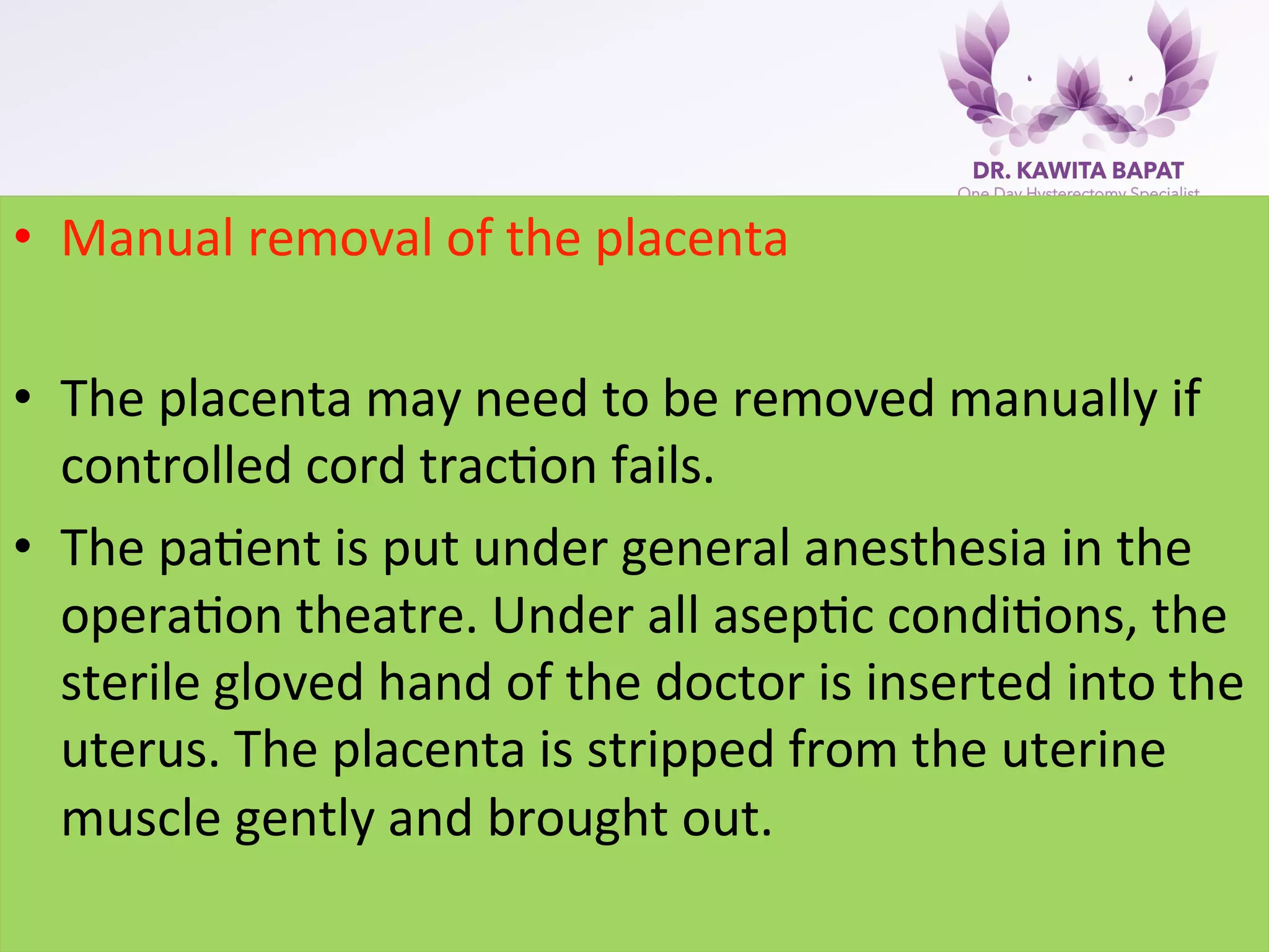 Retained placenta | PDF