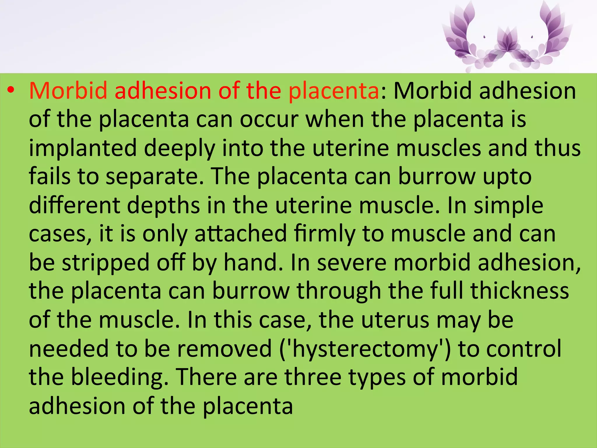 Retained placenta | PDF