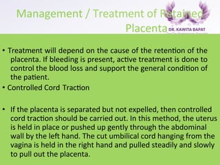 Retained placenta | PDF