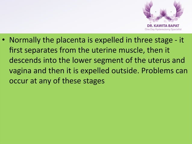 Retained placenta | PDF | Pregnancy | Reproductive Health