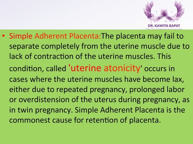 Retained placenta | PDF | Pregnancy | Reproductive Health
