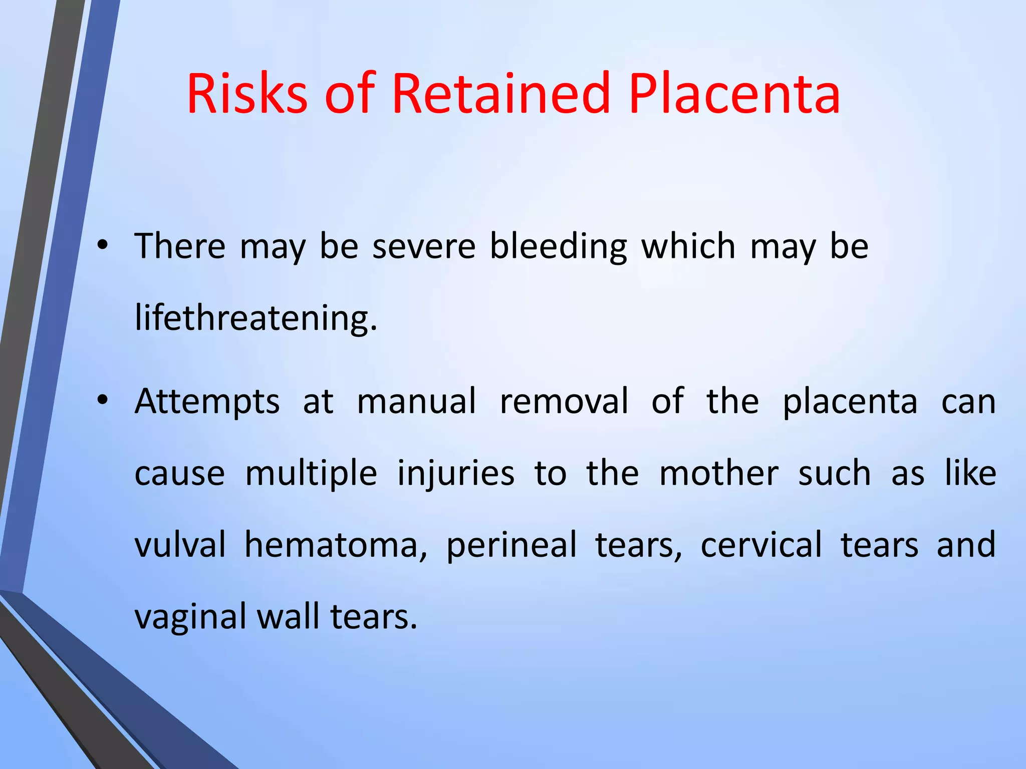 Retained placenta | PPTX
