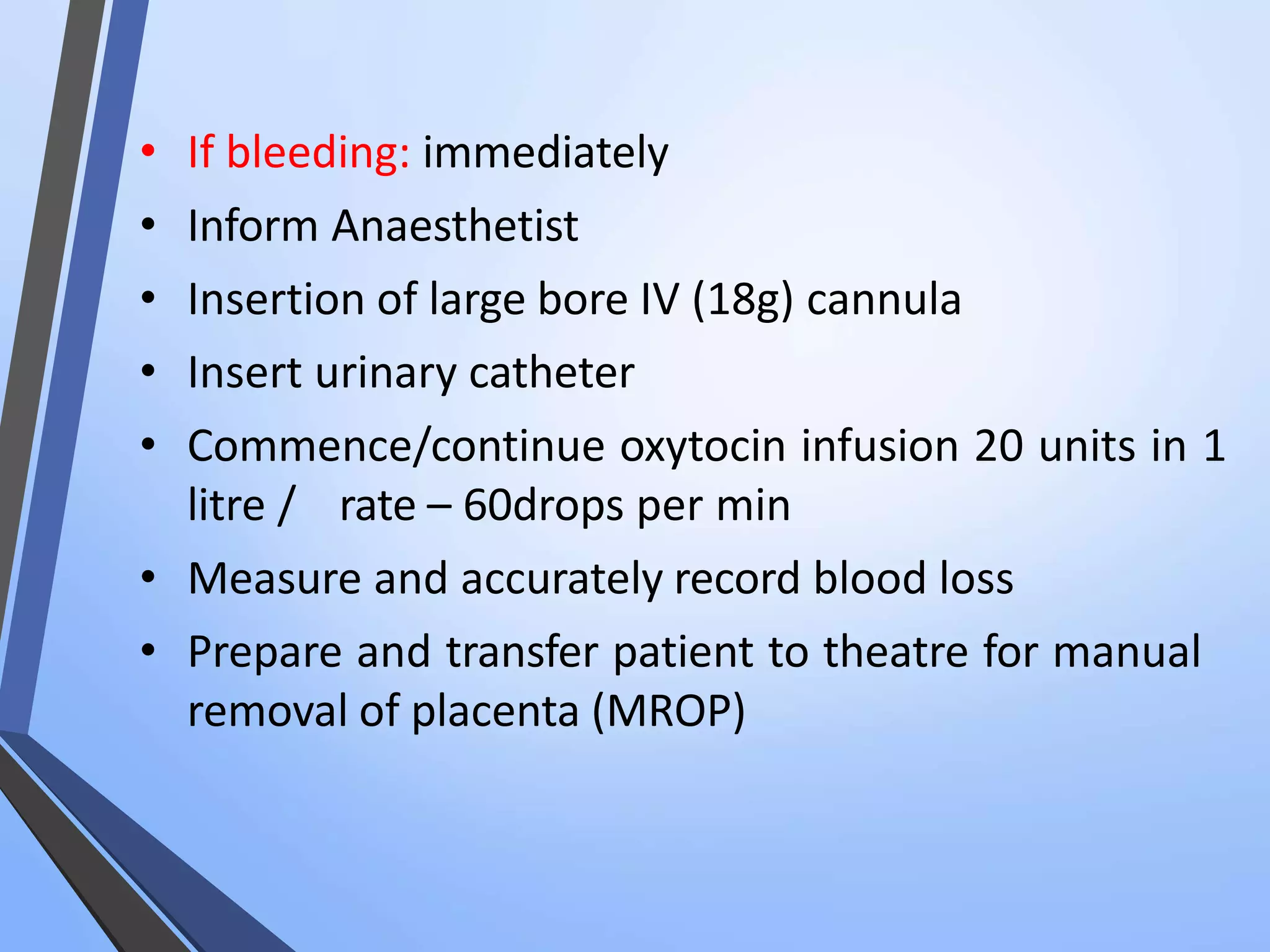 Retained placenta | PPTX