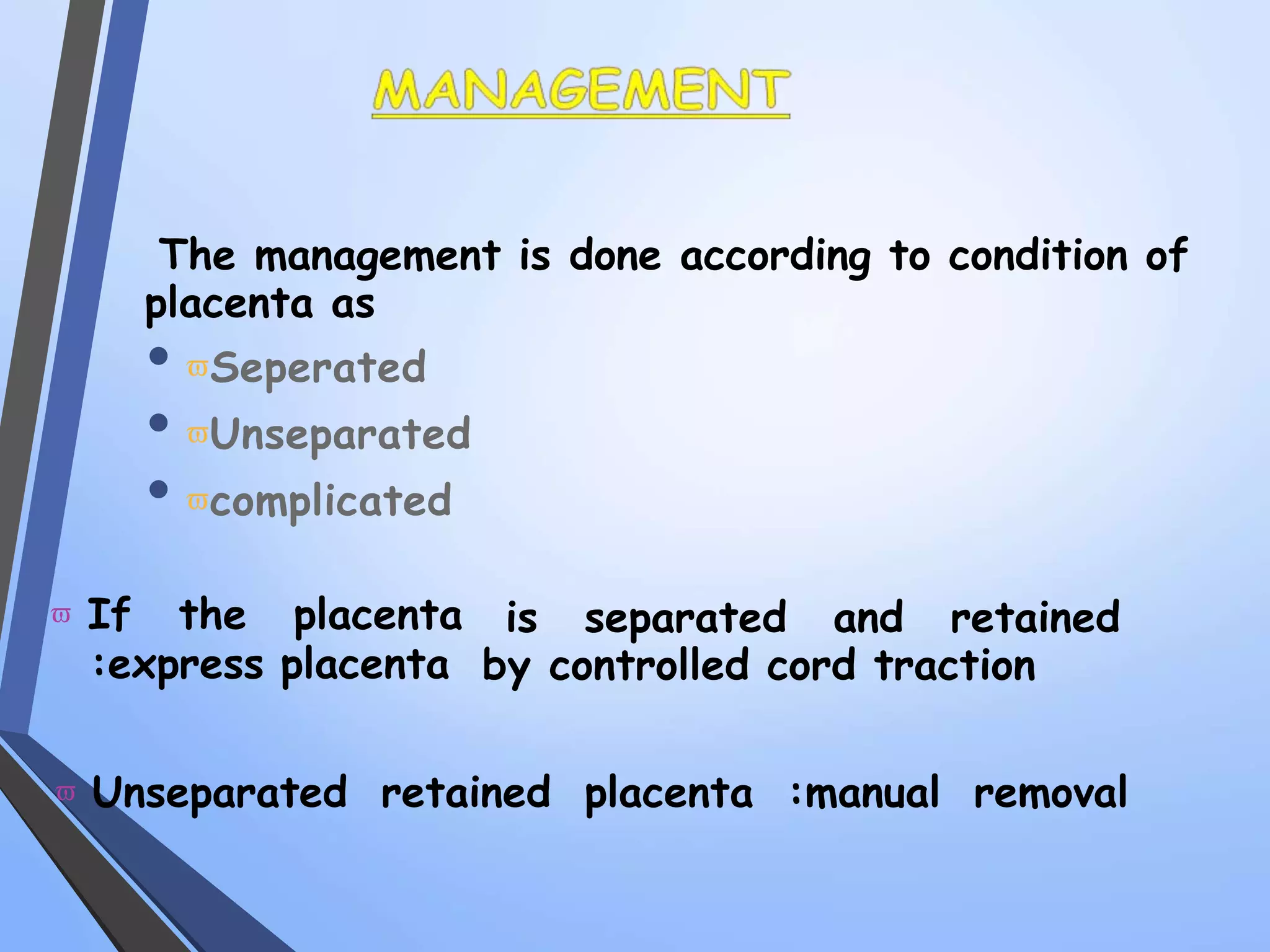 Retained placenta | PPTX