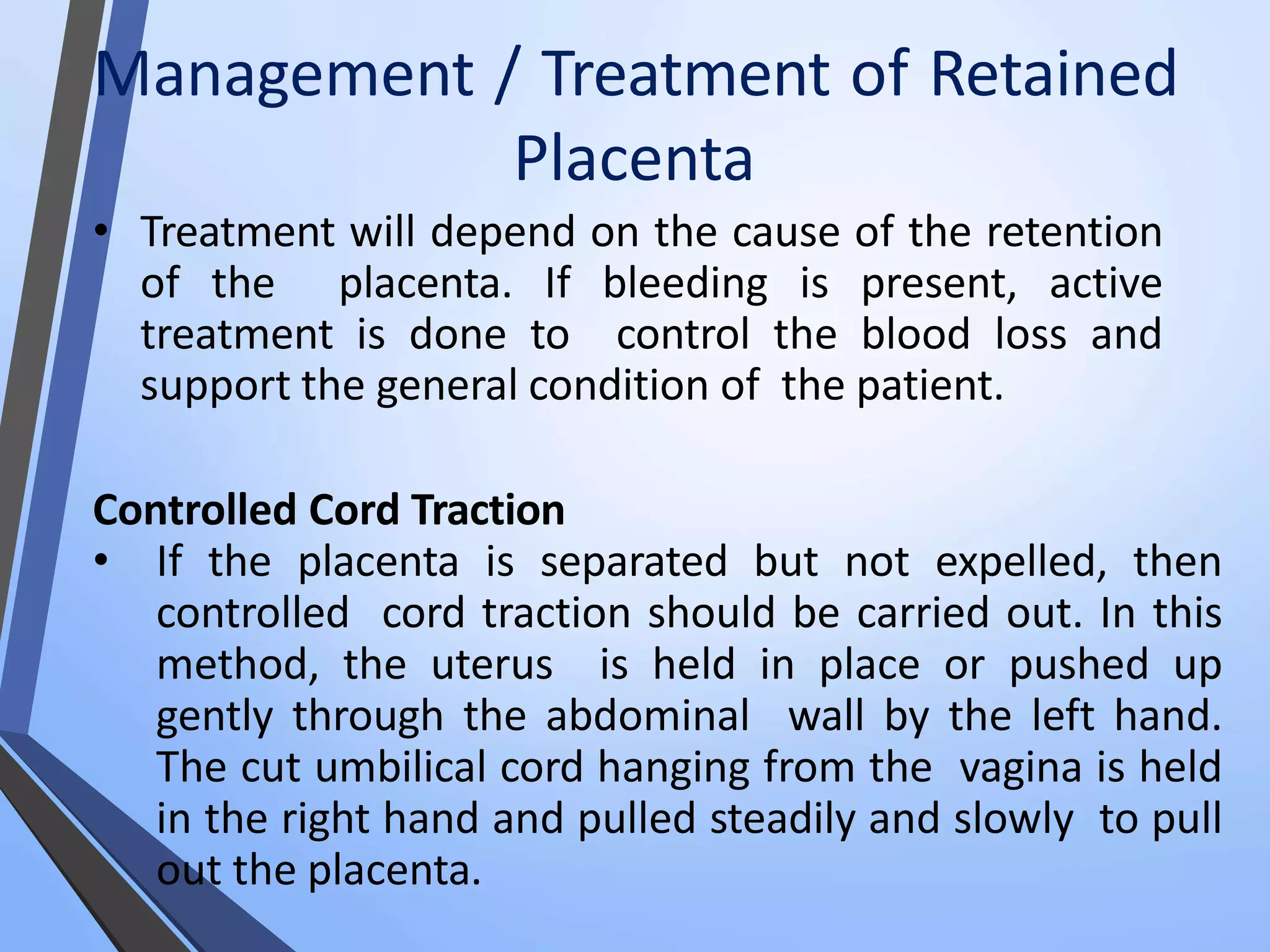 Retained placenta | PPTX
