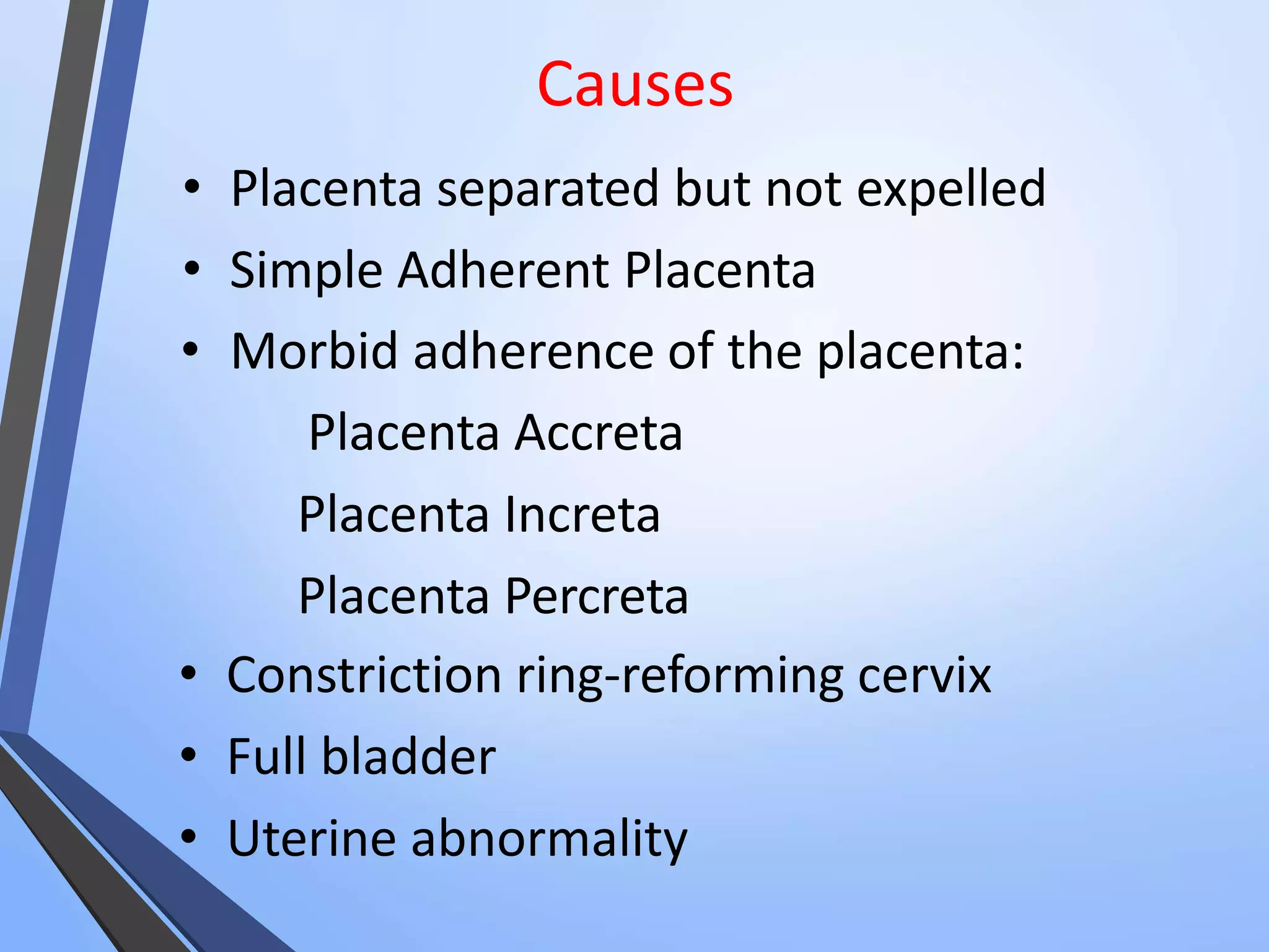 Retained placenta | PPTX