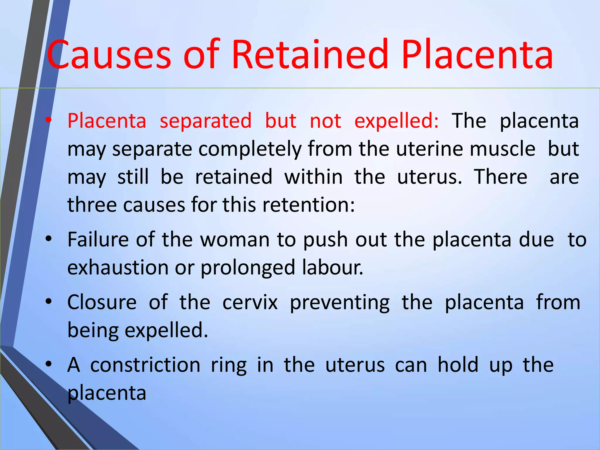 Retained placenta | PPTX