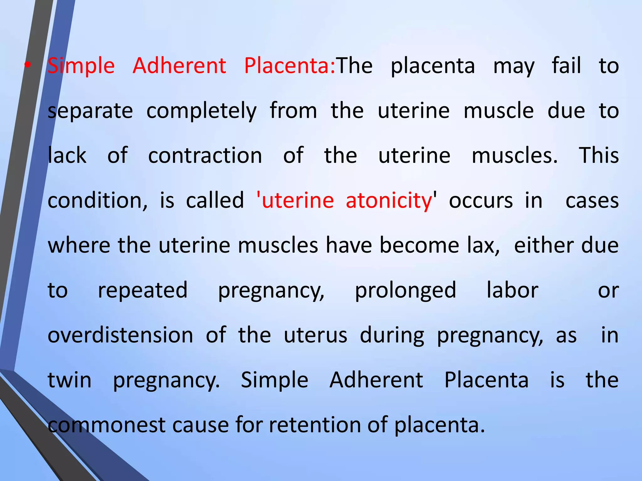 Retained placenta | PPTX