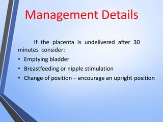 Retained placenta | PPTX