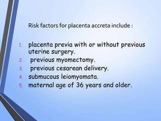 Retained placenta | PPTX