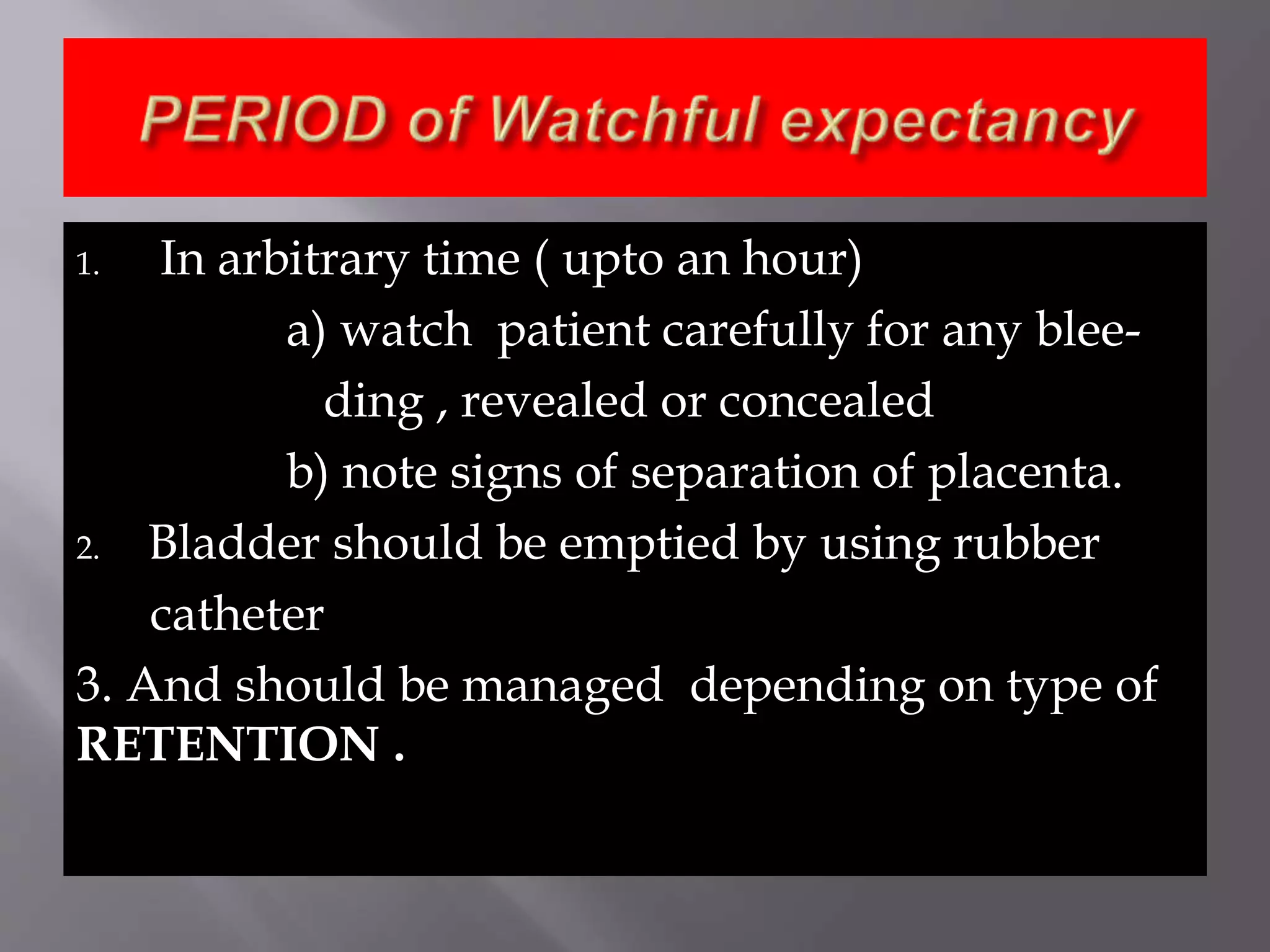Retained placenta | PPTX