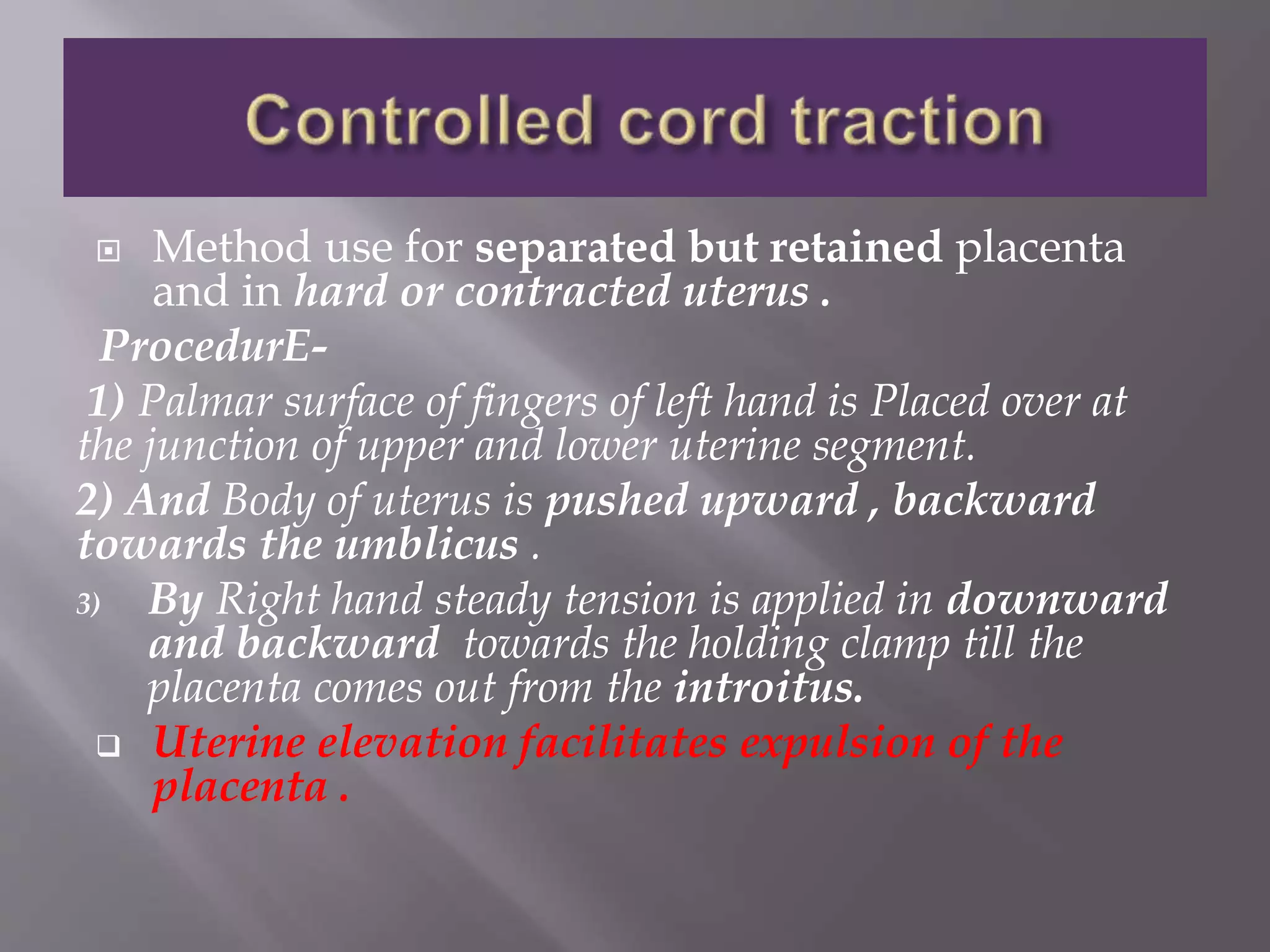 Retained placenta | PPTX