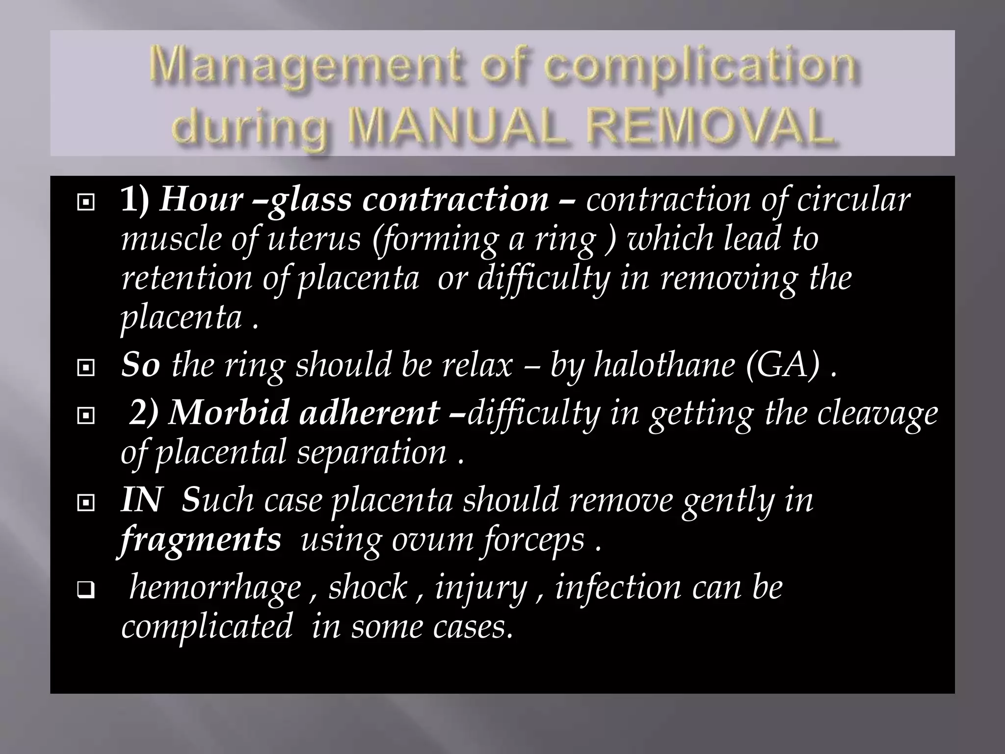 Retained placenta | PPTX