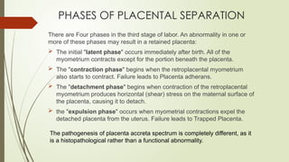 RETAINED PLACENTA - management and pptx | PPTX