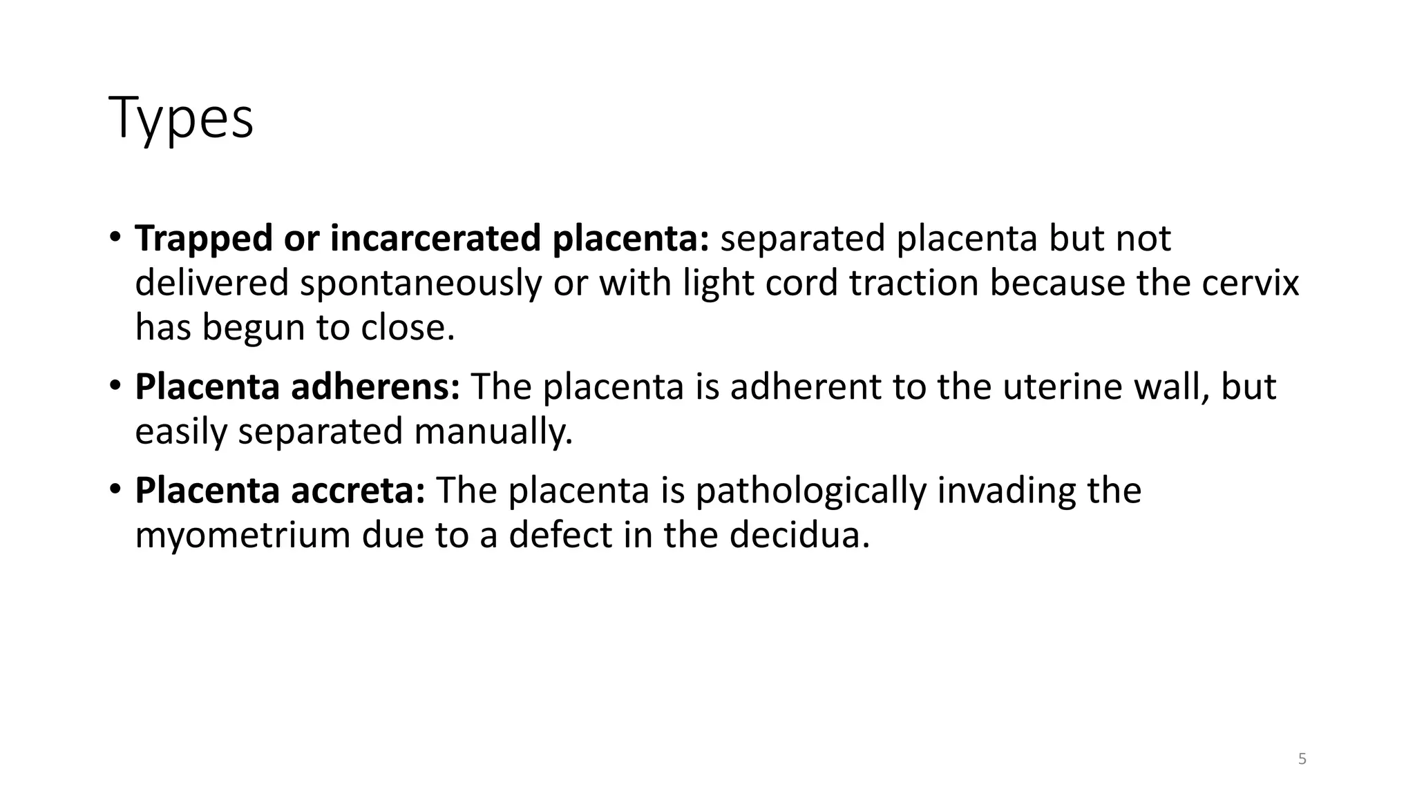 Retained placenta | PPTX