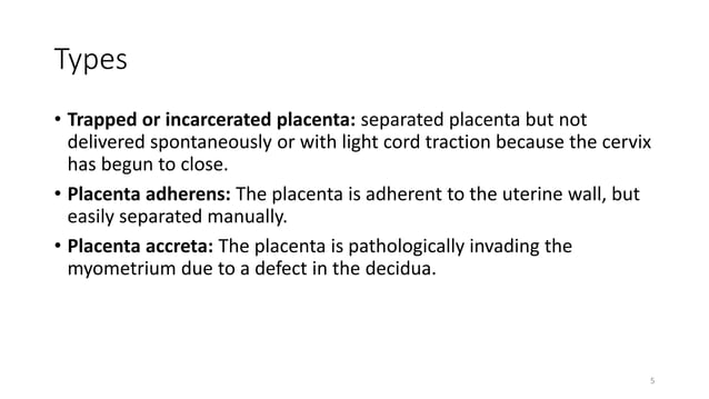 Retained placenta | PPTX