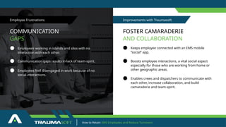How to Retain EMS Employees and Reduce Turnovers | PPT