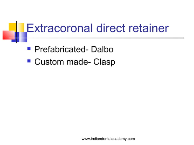 Retainers in RPD/ Labial orthodontics | PPT